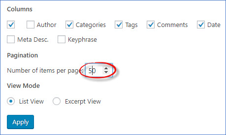 How to Change the Number of Items per Page in WordPress - ExcelNotes