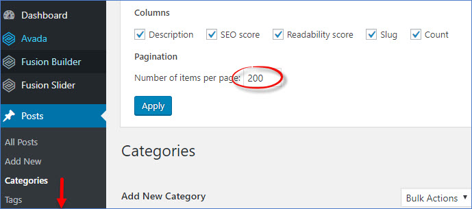 How to Change the Number of Items per Page in WordPress - ExcelNotes