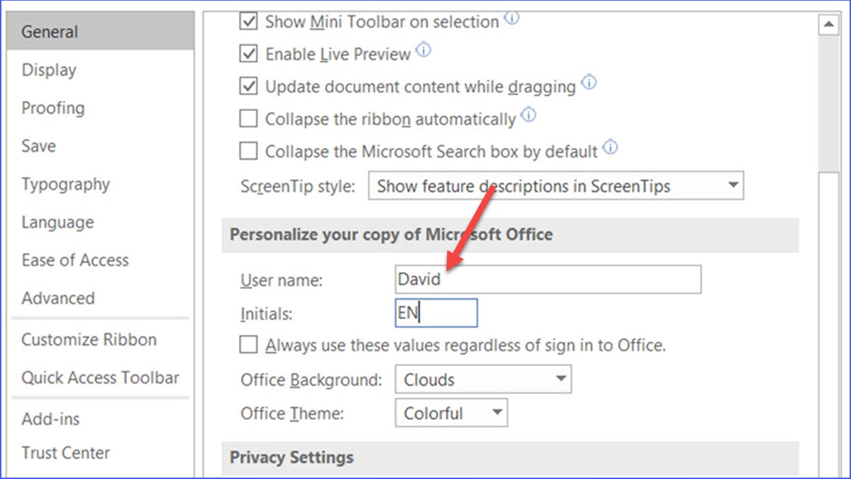 How To Change Author Name In Word Document 2010 Kurthy