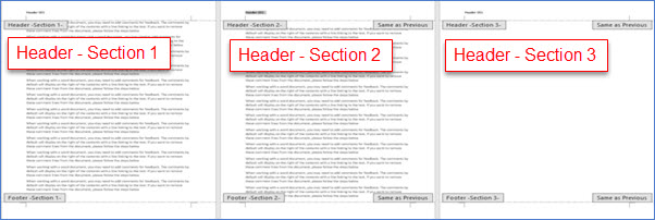 How to Change Header and Footer On Any Page in Word - ExcelNotes