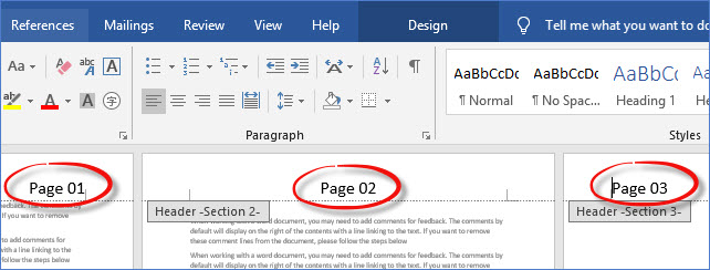 How to Change Header and Footer On Any Page in Word - ExcelNotes