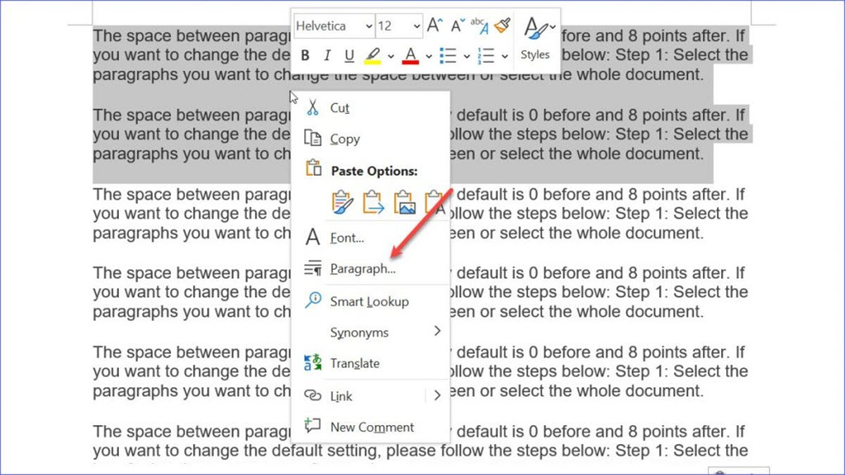 How To Change Space Between Paragraphs In Word ExcelNotes How To Change Space Between Paragraphs In Word ExcelNotes