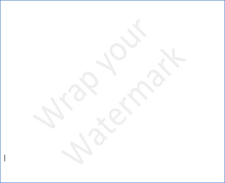 How to Wrap a Watermark in Word - ExcelNotes