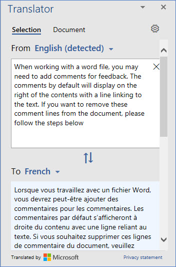 How to Translate Words or Paragraphs in Word - ExcelNotes