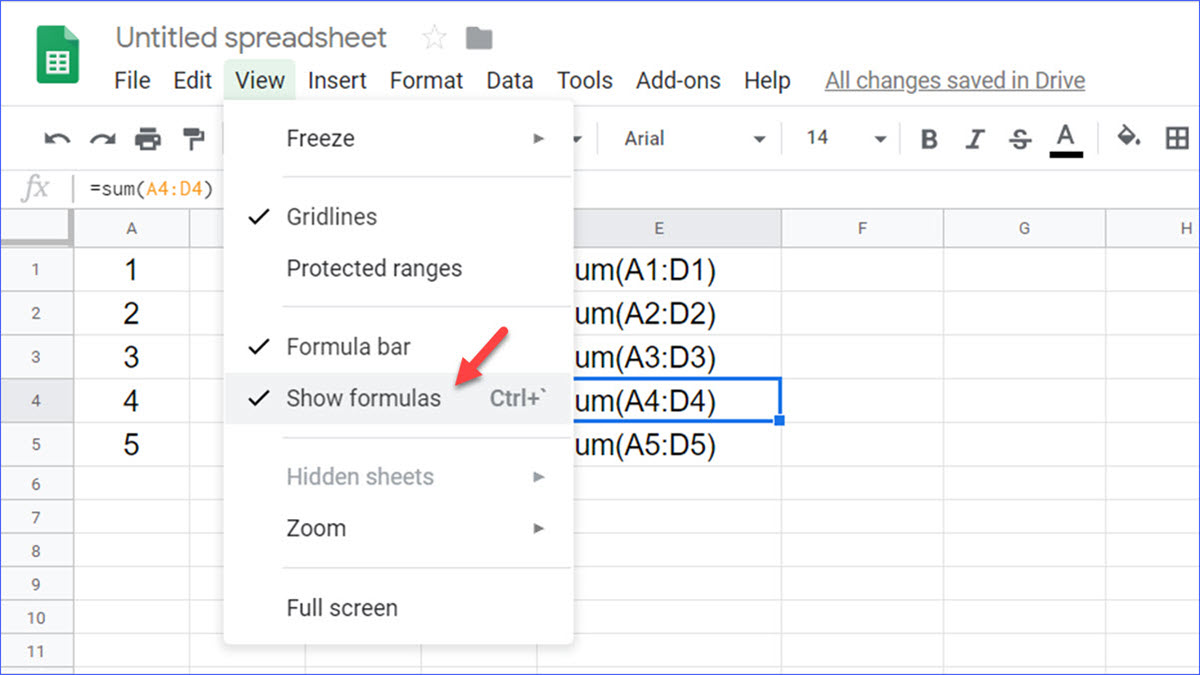 How To Show Formula In Google Sheets ExcelNotes