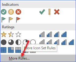 How to Use Icons to Present Values in the Cell - ExcelNotes