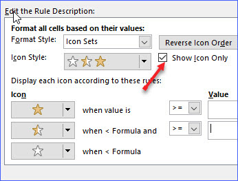 How to Use Icons to Present Values in the Cell - ExcelNotes