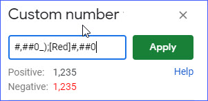 How to Format Negative Numbers in Red in Google Sheets - ExcelNotes