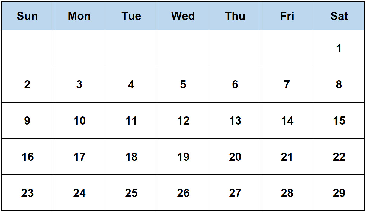 How Many Days In February 2020 ExcelNotes