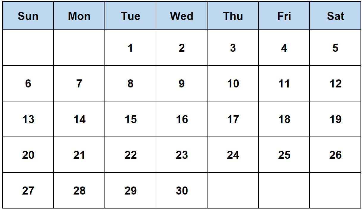 How Many Days In September 2020 ExcelNotes