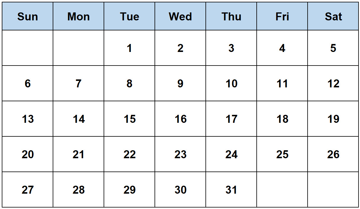 How Many Days In December 2020 ExcelNotes
