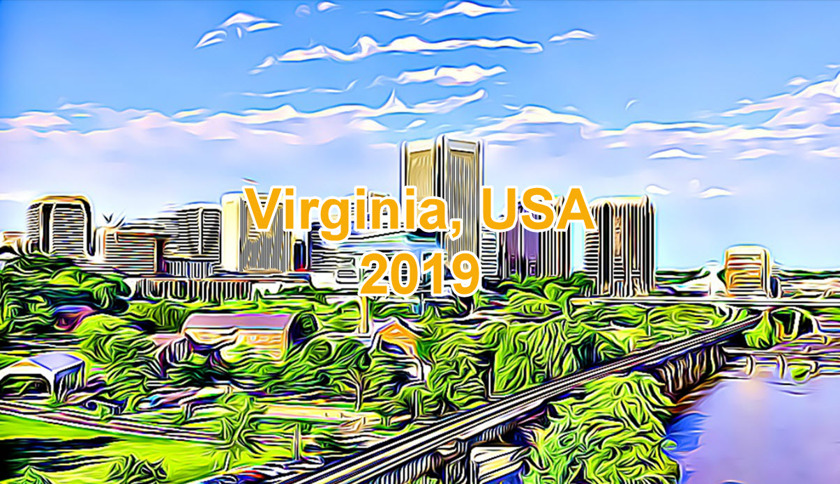 Working Days in Virginia, USA in 2019 - ExcelNotes