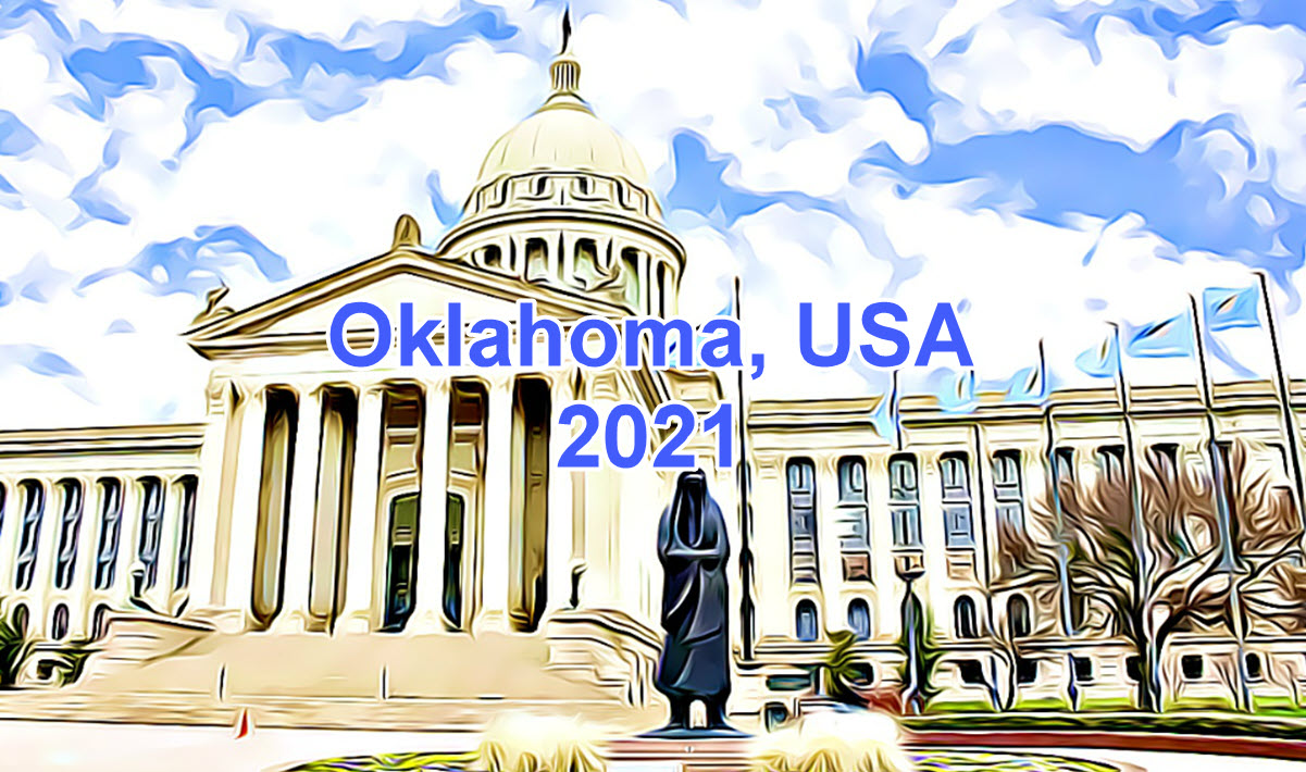 Working Days in Oklahoma, USA in 2021 - ExcelNotes