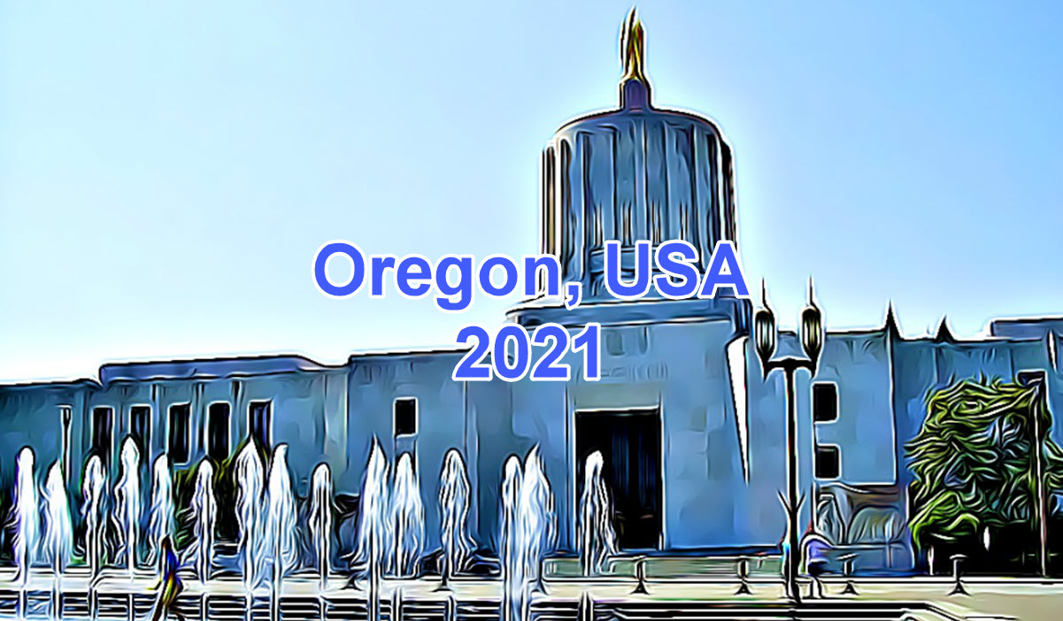Working Days in Oregon, USA in 2021 - ExcelNotes