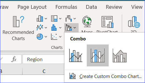 How to Make a Combo Chart with Two Y Axis - ExcelNotes