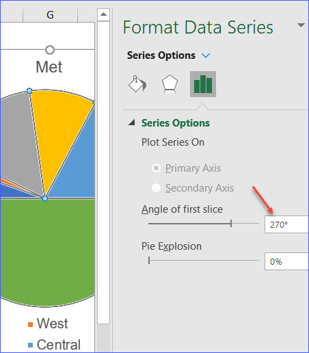 How to Make a Half Pie Chart - ExcelNotes