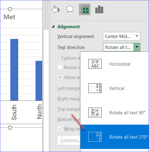 How To Rotate X Axis Labels In Chart ExcelNotes
