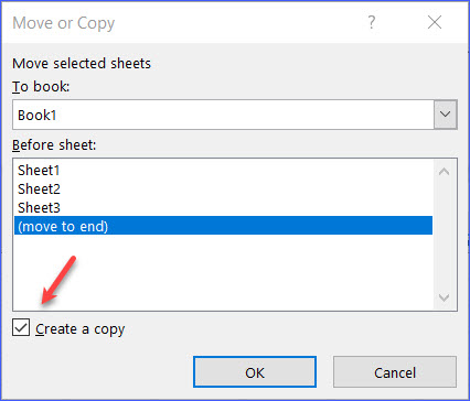 How to Copy a Worksheet within the Workbook - ExcelNotes