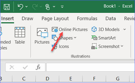 How to Insert an Online Picture in Excel - ExcelNotes