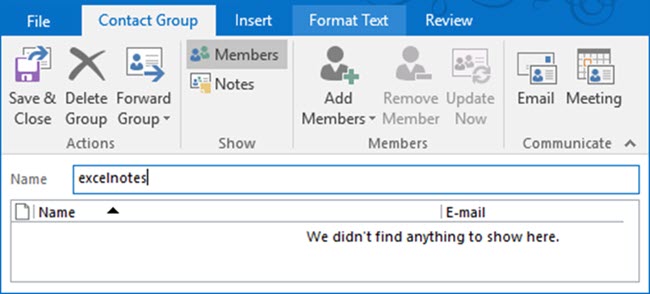 How To Set Up A Distribution List In Outlook ExcelNotes