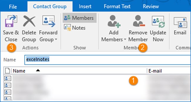 How to Set Up a Distribution List in Outlook - ExcelNotes