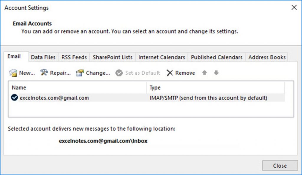 How To Delete An Email Account From Outlook Excelnotes