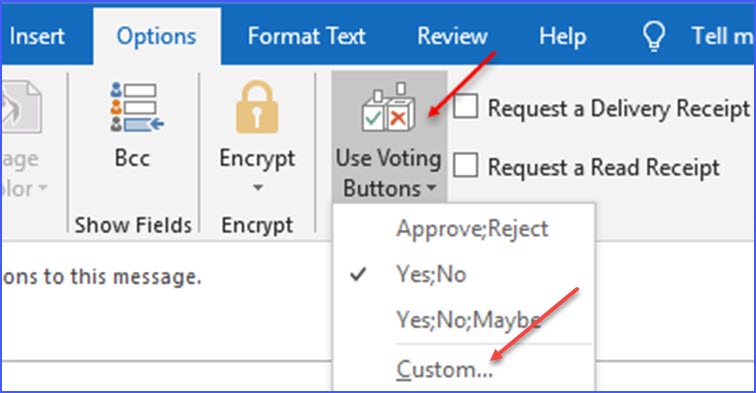 How to Add Voting Buttons When Sending Emails in Outlook - ExcelNotes
