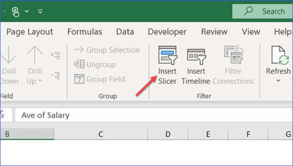 How to Insert a Slicer to Pivot Table - ExcelNotes