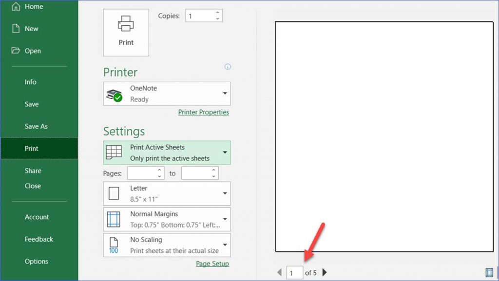 How To Check Print Preview ExcelNotes