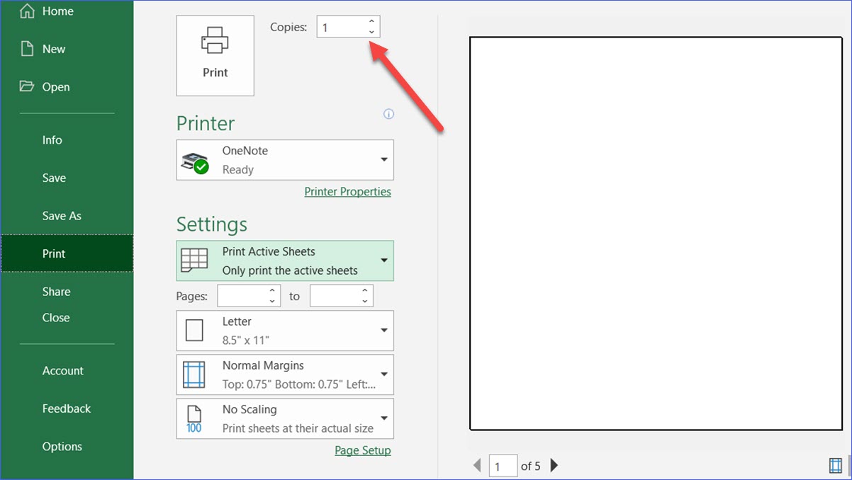 How To Print Multiple Copies ExcelNotes
