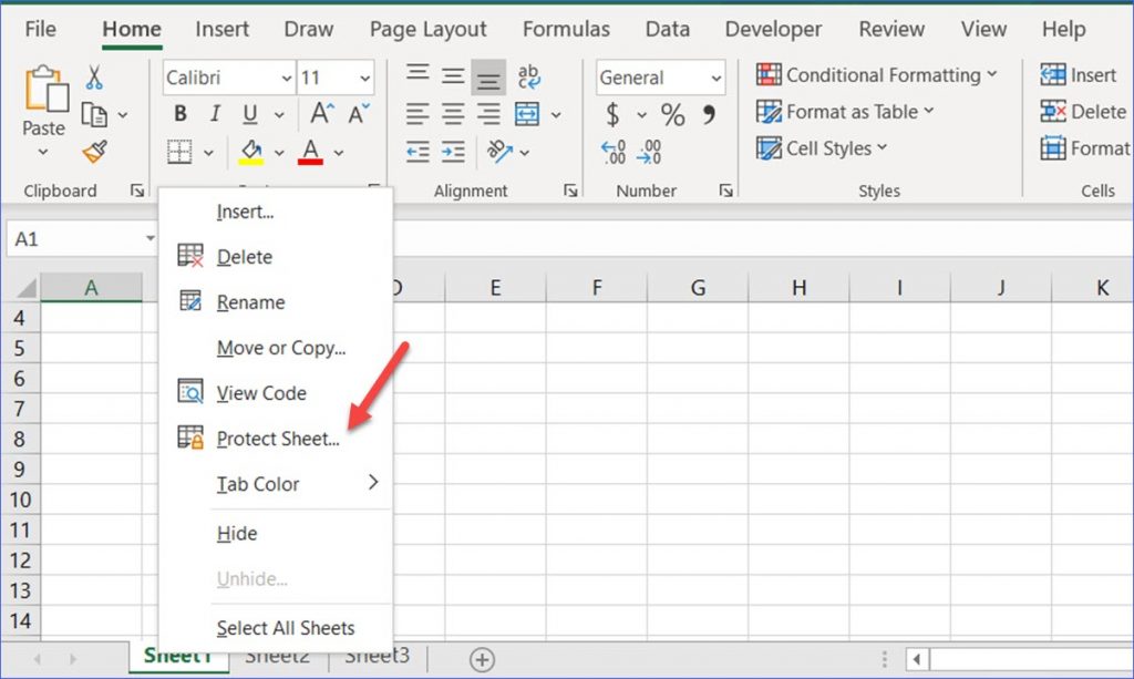 How To Protect A Worksheet ExcelNotes
