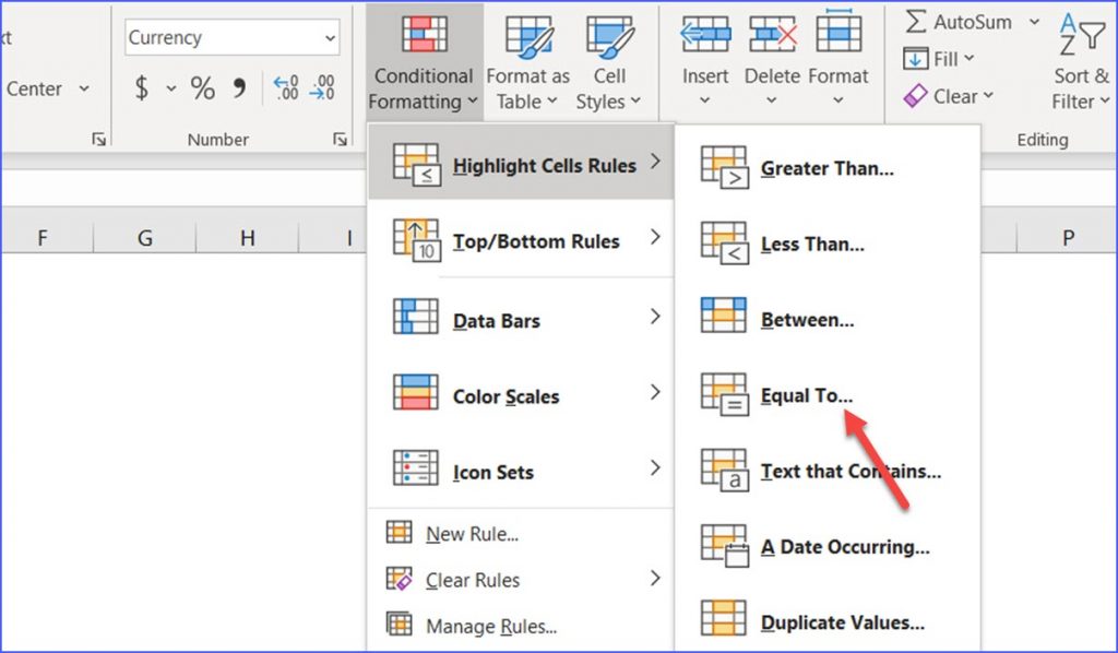 How To Highlight Cells That Are Equal To A Value ExcelNotes