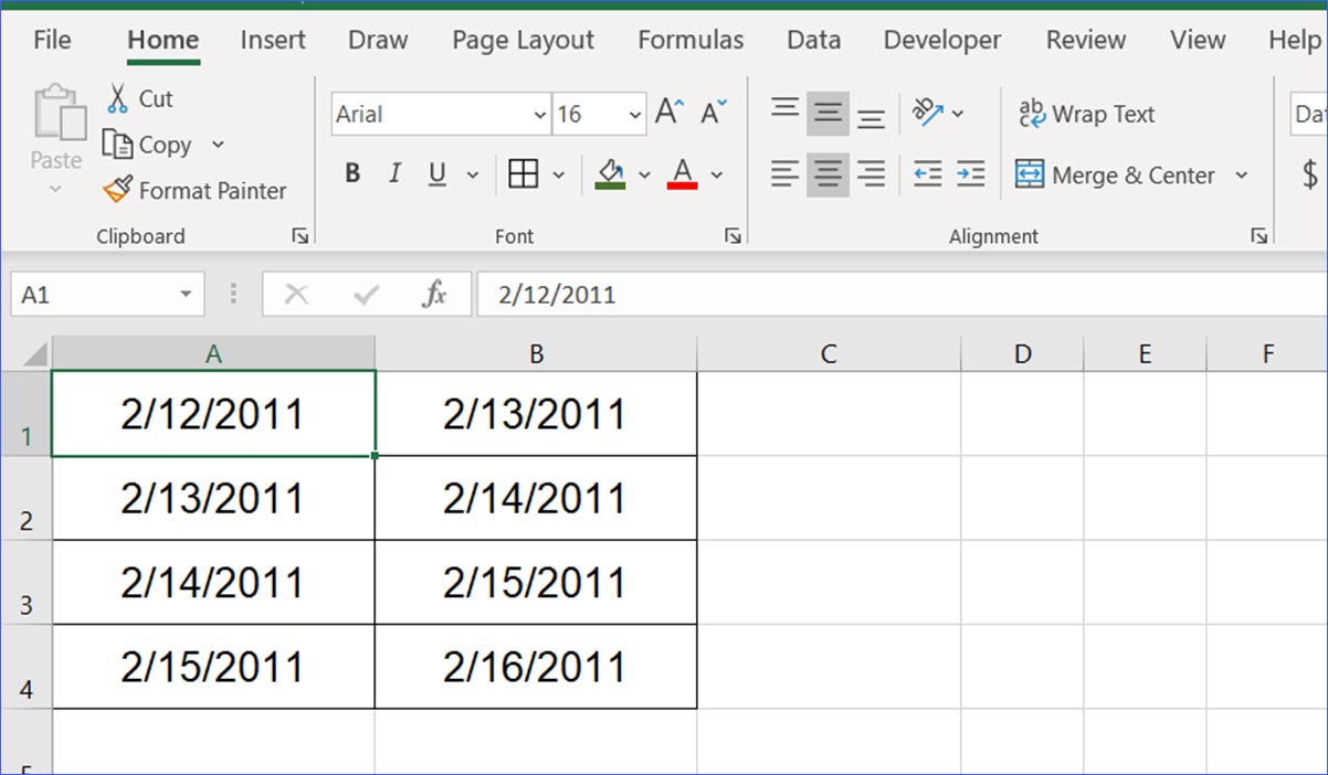How To Enter A Date ExcelNotes