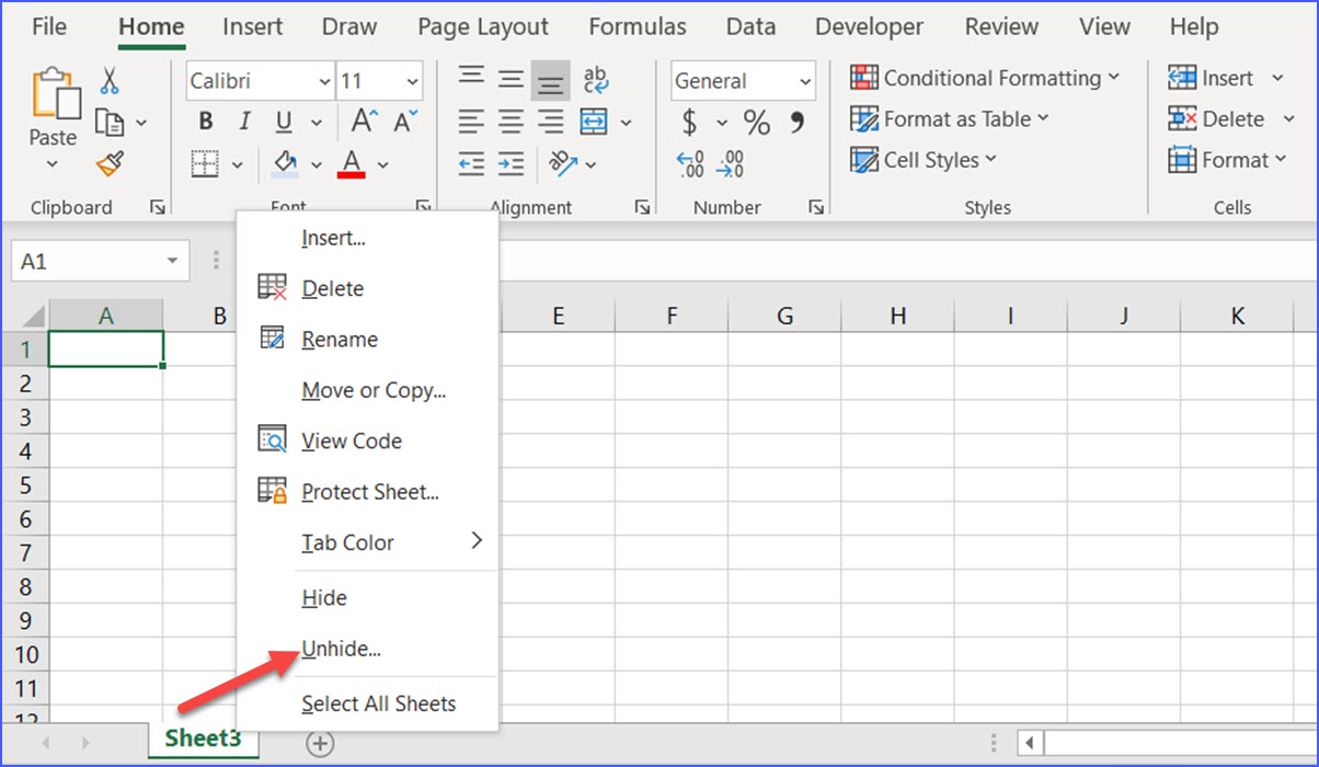 How To Unhide Multiple Sheets In Excel 6 Steps With Pictures Hide And Unhide Worksheets And 