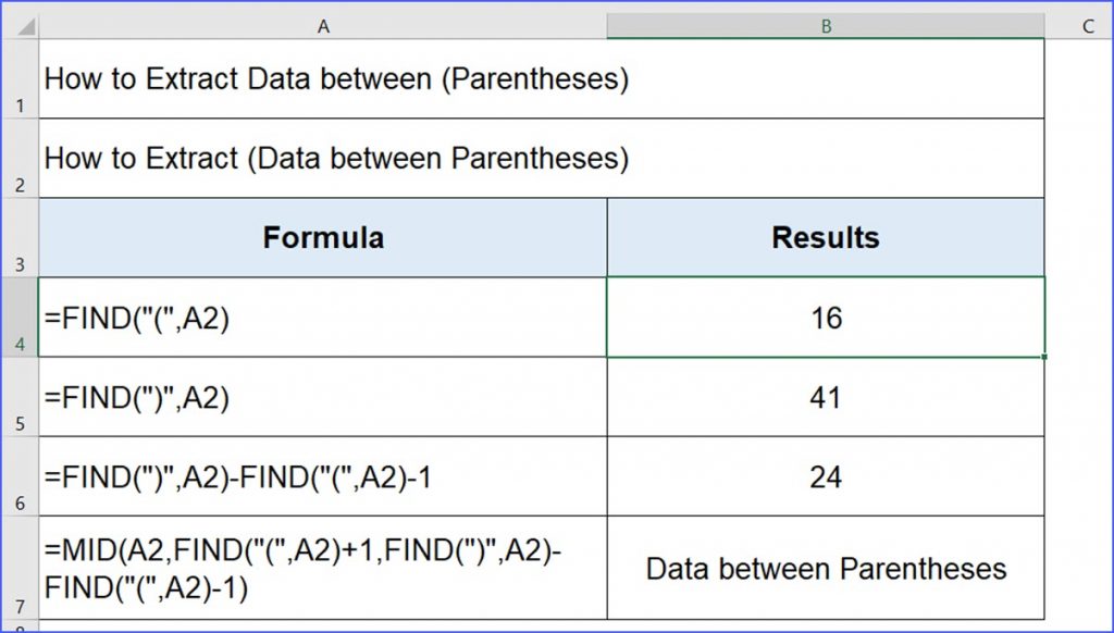 How To Extract Text Between Brackets In Excel Free Excel Tutorial Vrogue
