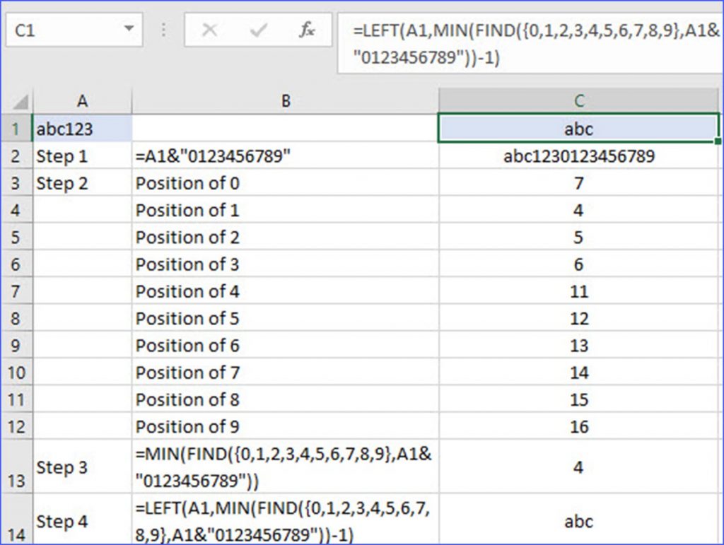 How To Extract Text In The Textnumber String Excelnotes