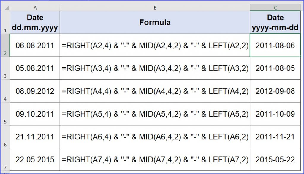 How To Change Date Format Dd mm yyyy To Yyyy mm dd ExcelNotes