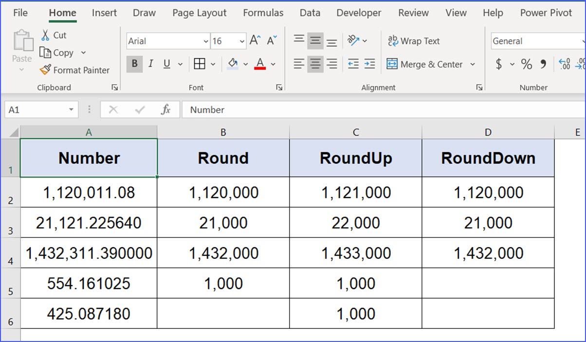 How To Round A Number To Thousand In Excel ExcelNotes