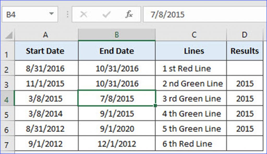How To Count Cases Based On Start And End Dates ExcelNotes
