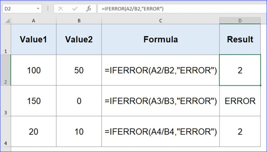 How To Use IFERROR Function ExcelNotes
