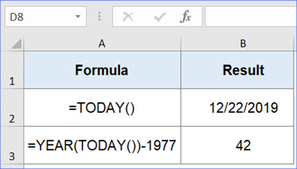 How To Use Today Function Excelnotes 2166