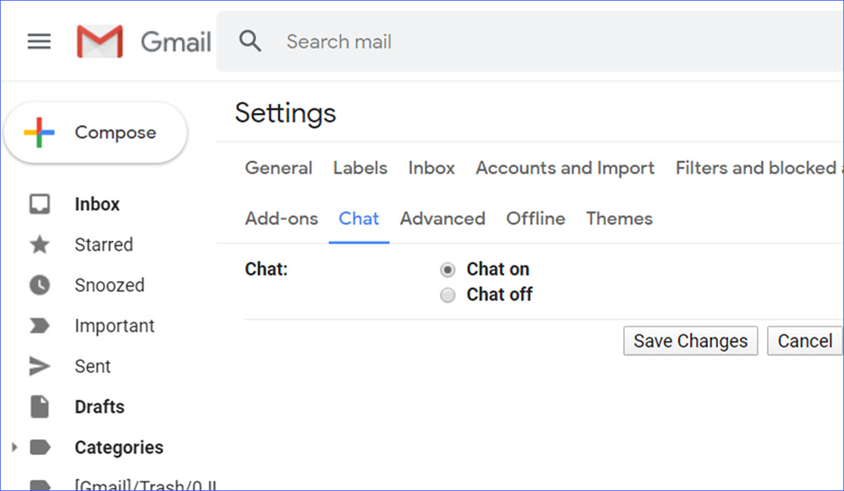 How to Turn Chat on or off in Gmail - ExcelNotes How to Turn Chat on or off in Gmail - ExcelNotes