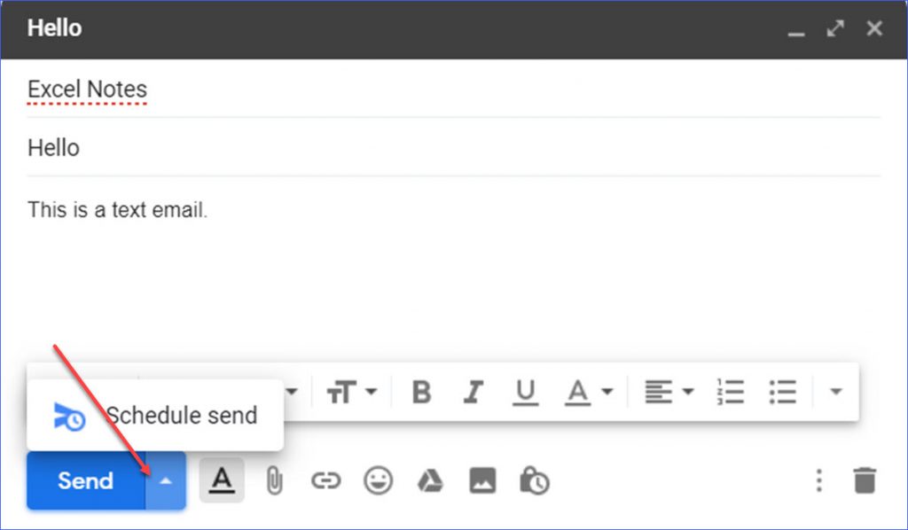 How to Schedule Gmail to Send in a Different Time - ExcelNotes