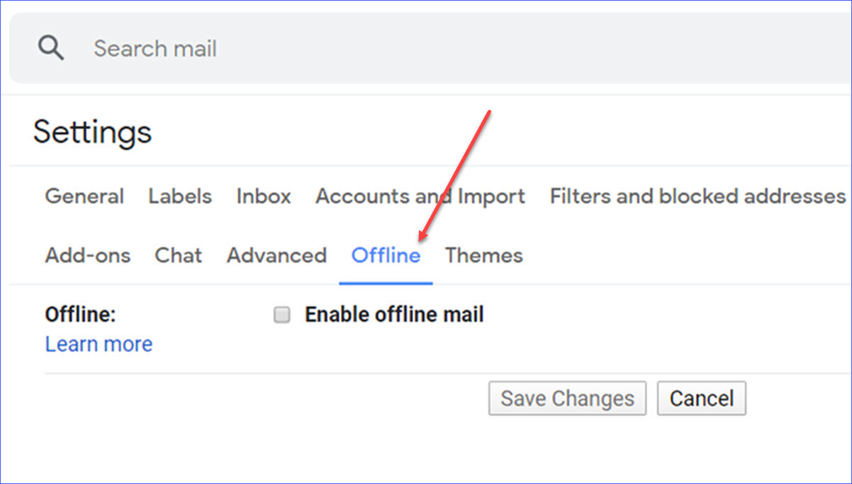 How to Turn on Offline Mail in Gmail - ExcelNotes
