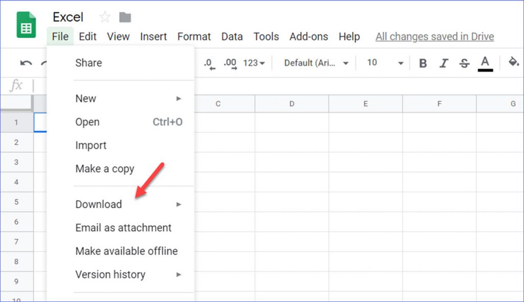 How To Download A Google Sheet ExcelNotes