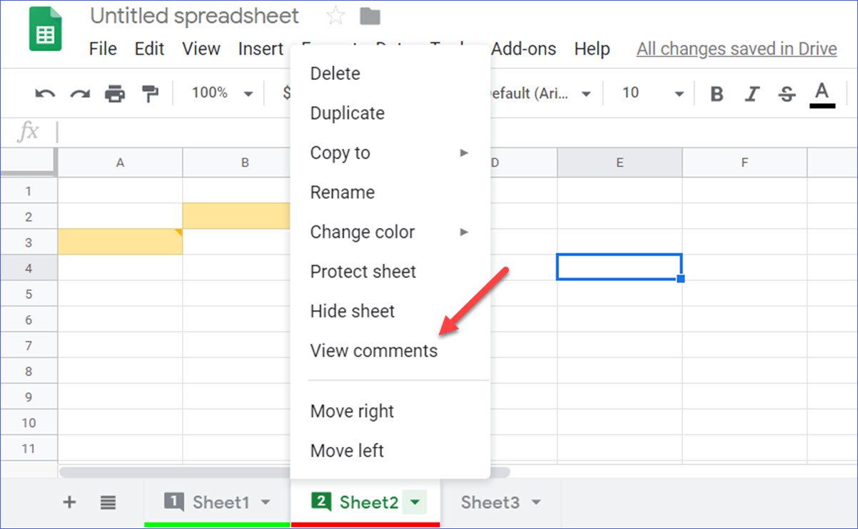 How To View Comments In Google Sheets ExcelNotes