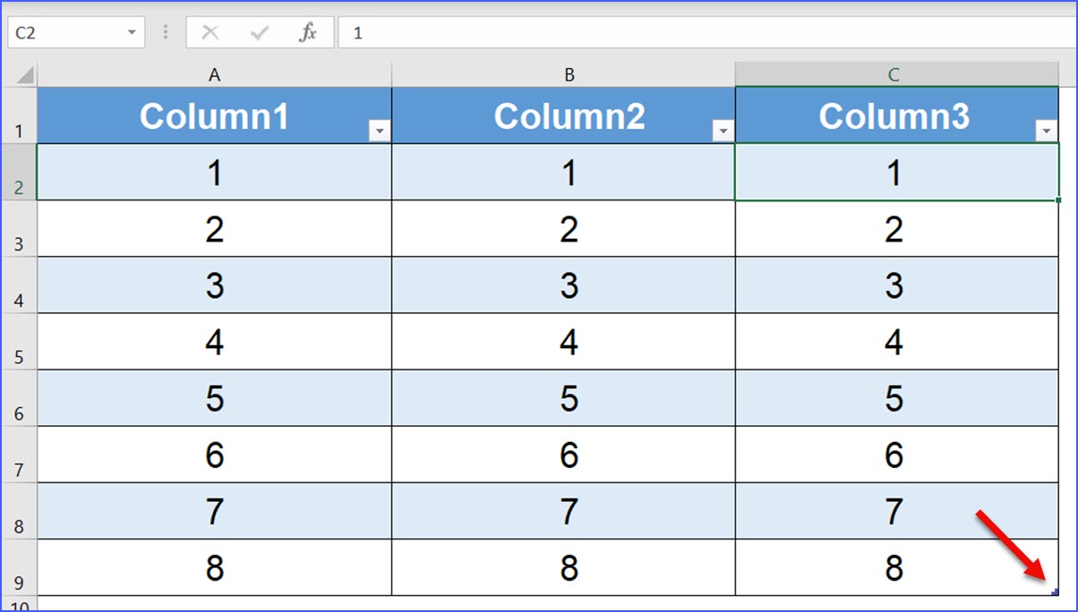 Ctrl+T: Create Table Box - ExcelNotes