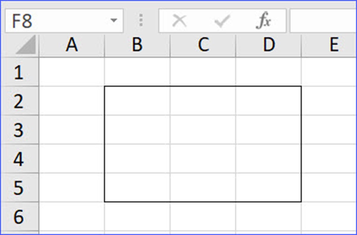 Ctrl+Shift+Ampersand: Applies an Outline Border - ExcelNotes