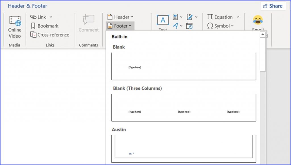 How To Add Header Or Footer Every Page Except Page 1 In Word ExcelNotes