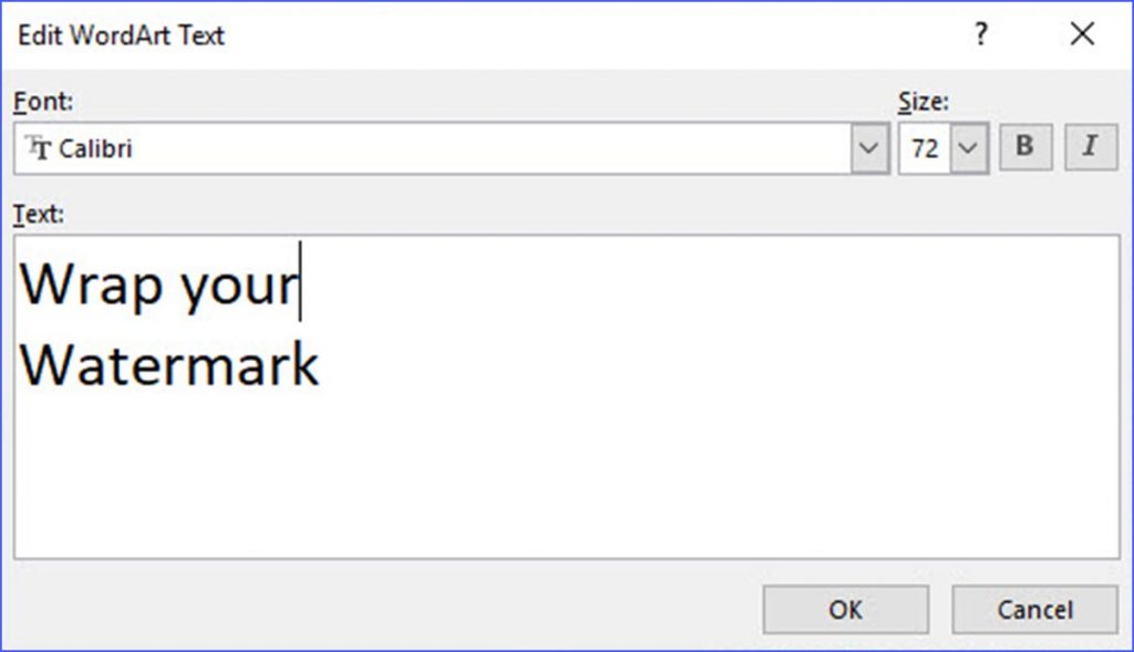 How to Wrap a Watermark in Word - ExcelNotes